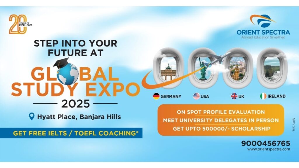 Orient Spectra Announces Global Study Expo 2025 in Hyderabad – Unlock ...